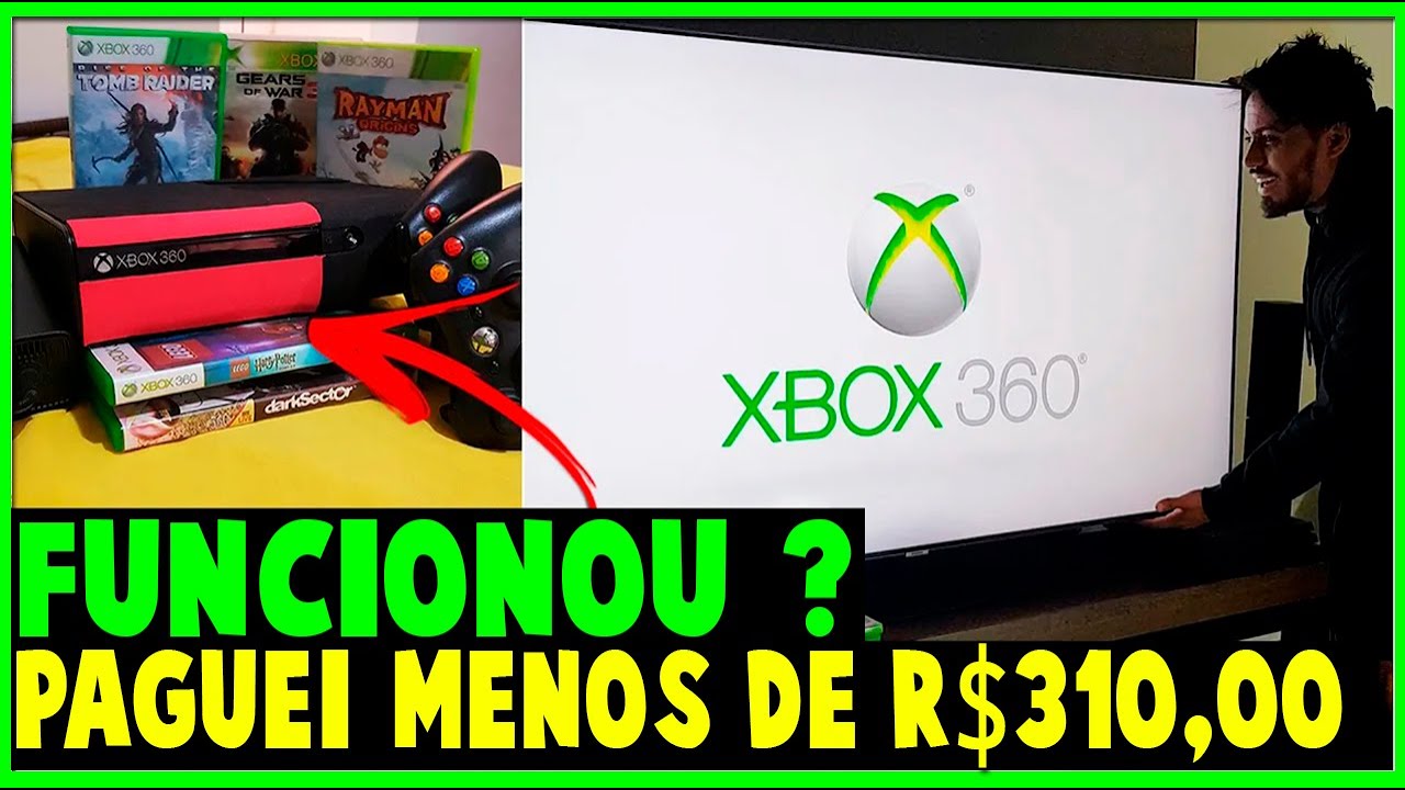 XBOX 360 EM 2023 vale a PENA ? COMPREI e LIGUEI EM UMA TV QLED - YouTube