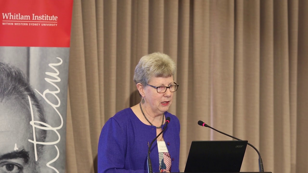Dr Elizabeth Reid AO address at Revisiting the Revolution: Whitlam and ...