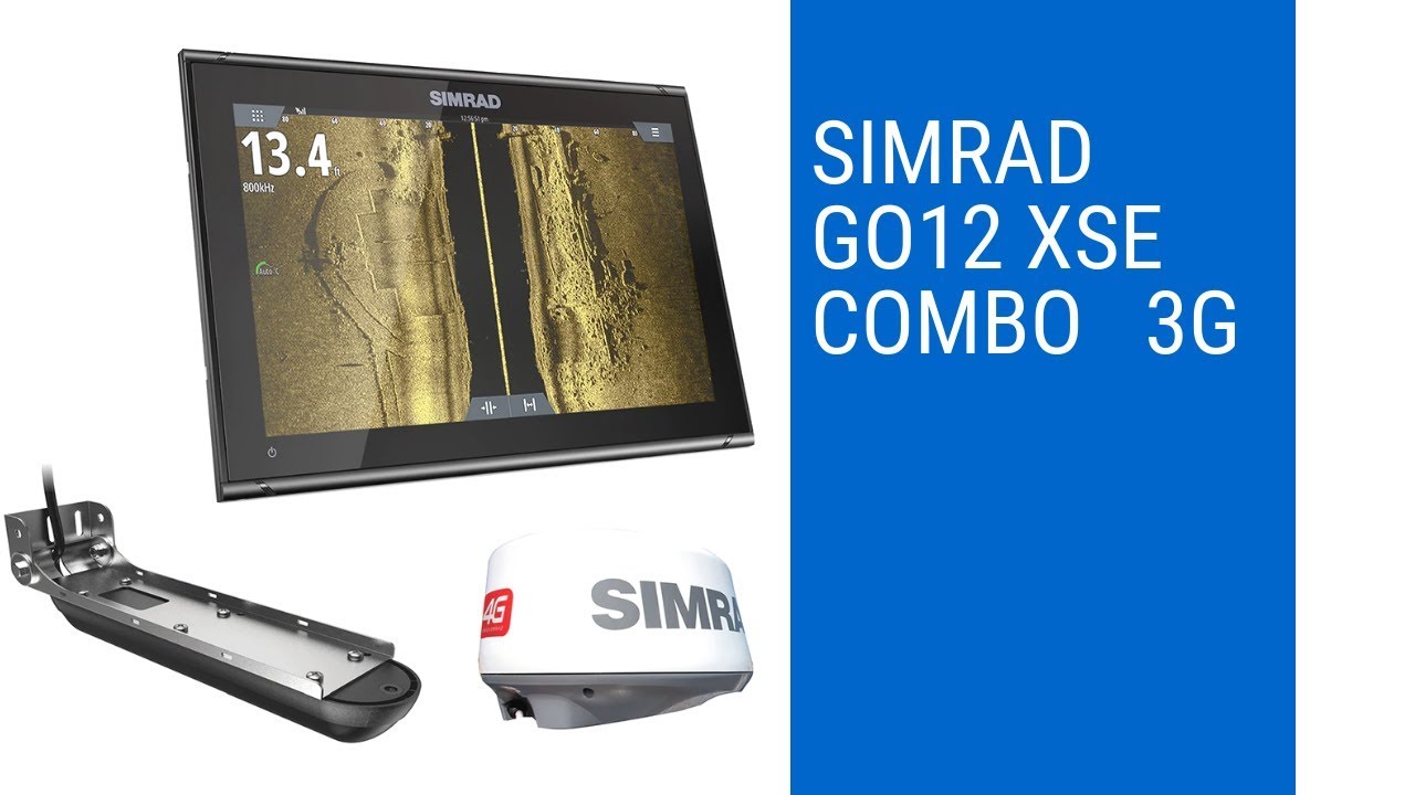 Simrad GO12 XSE Combo 3G review - YouTube
