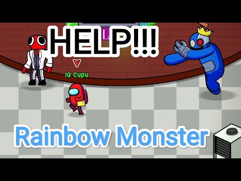 Rainbow Friends - Among Us Mengalahkan Blue || Survivor In Rainbow ...