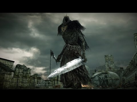 Dark Souls 2 - GIANT LORD Boss Fight 🗡️ with Black Knight ...