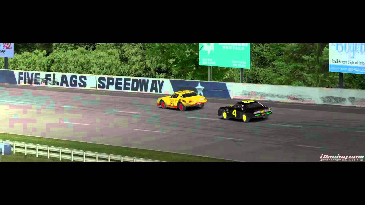 iracing street stock race at 5 flags - YouTube