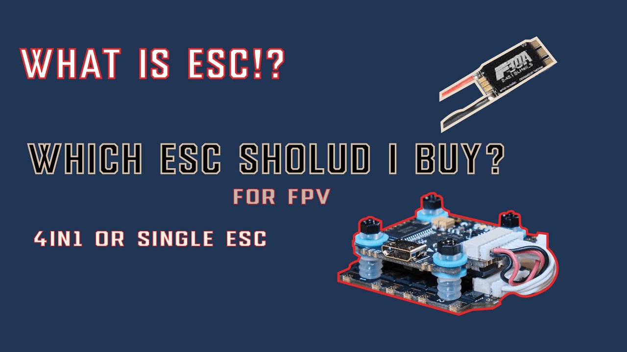 What is ESC | Which ESC should I buy | 4in1 or single ESC | fpv | தமிழ் ...