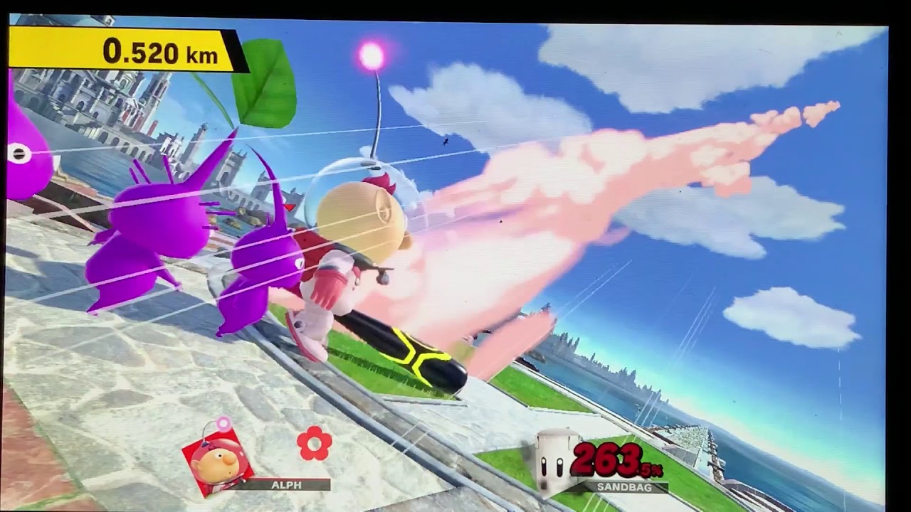 Super Smash Bros Ultimate Home Run Contest olimar 647.147 - YouTube