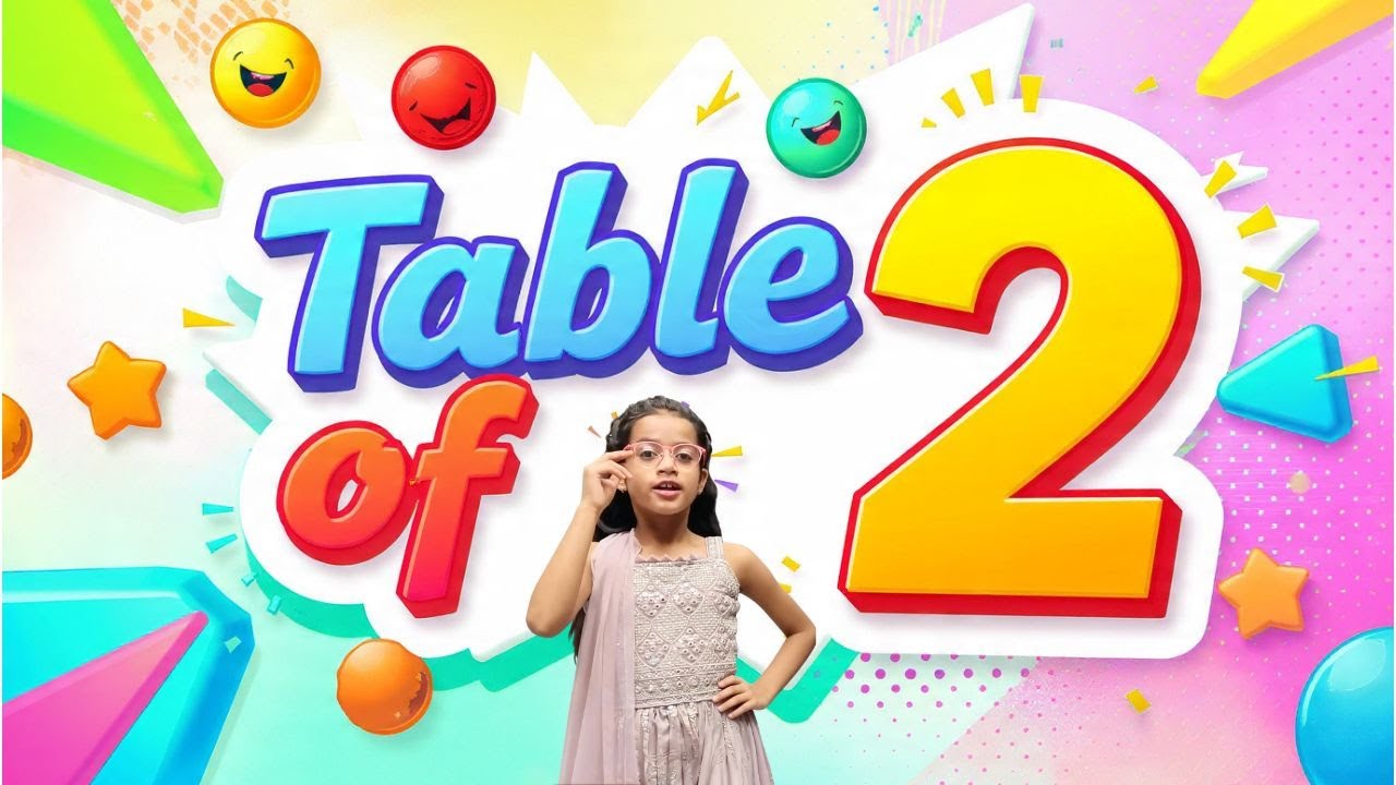 Learn Table of 2 in easy way|Helps to learn Pahada 2 ka bahut easy way ...
