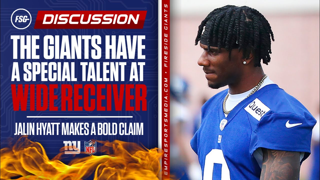 The Giants Have a SPECIAL Talent at Wide Receiver | Jalin Hyatt Makes a ...
