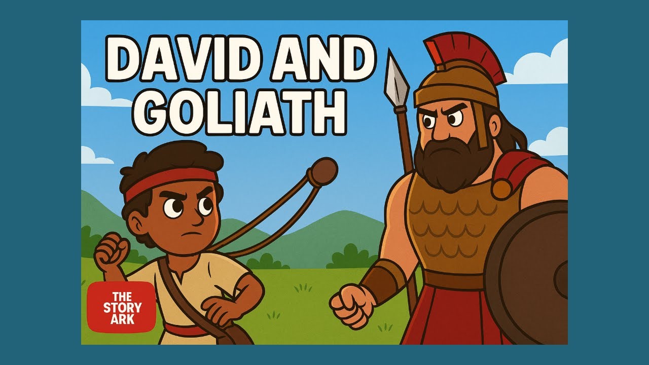 David and Goliath – A Story of Courage and Faith | Kids Bible Story ...