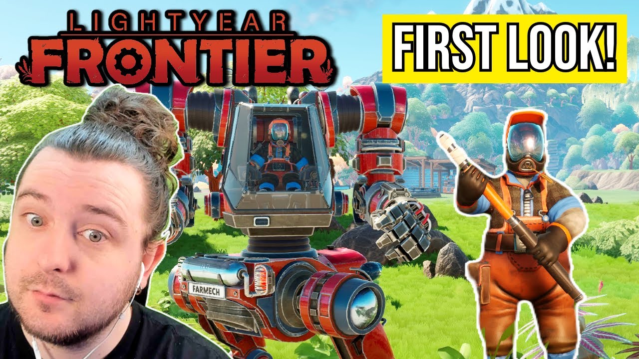 AWESOME COZY FARMING GAME WITH MECHS! (Let's Look at Lightyear Frontier ...