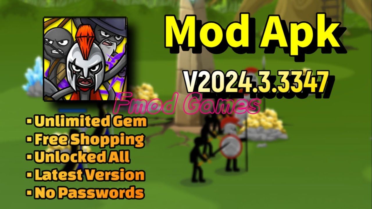 Stick War Saga Mod Apk 2024.3.3347 | Free Shopping Unlimited Gem ...
