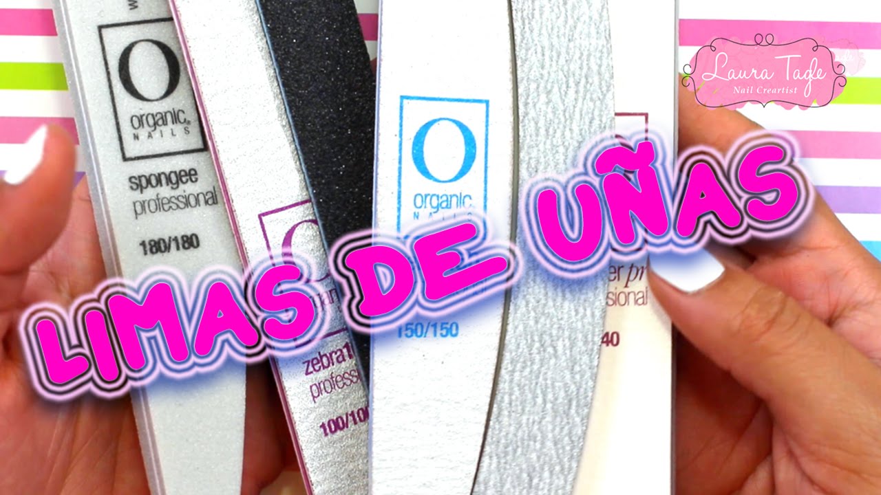 Tipos de Limas para uñas - YouTube