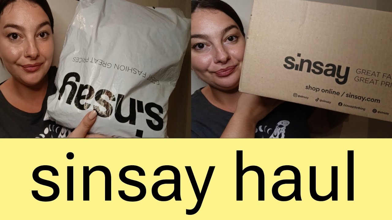 #sinsay #haul 2 δέματα | mariaa_ria - YouTube