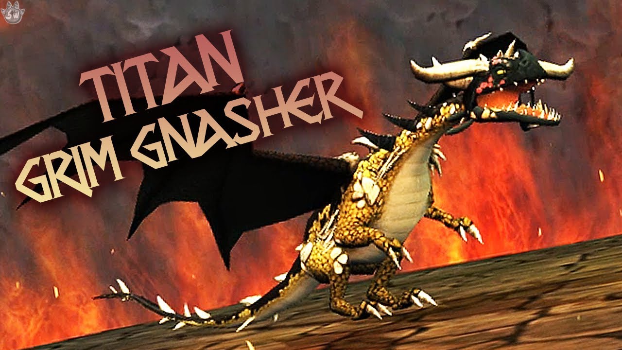 TITAN GRIM GNASHER! School of Dragons - YouTube