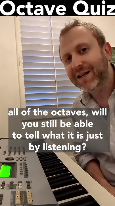 Try my octave displacement quiz. - YouTube