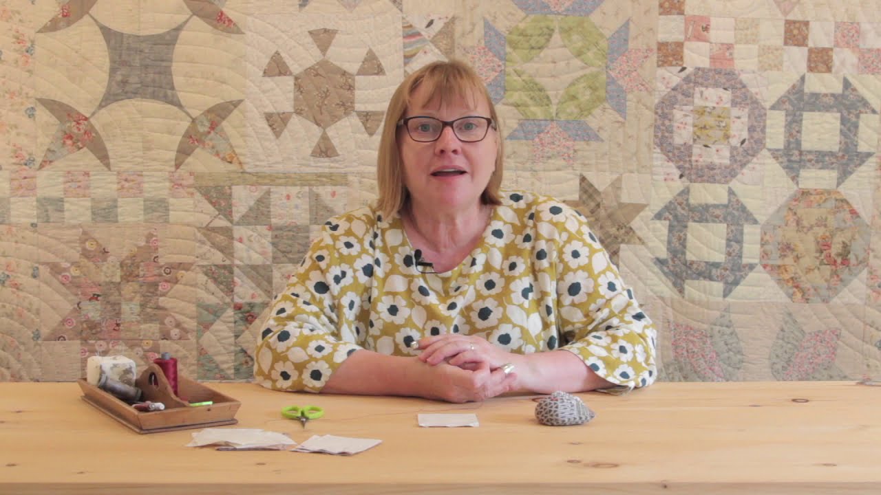 Hint & Tip 6 Hand Piecing; How To Start & Stop - YouTube
