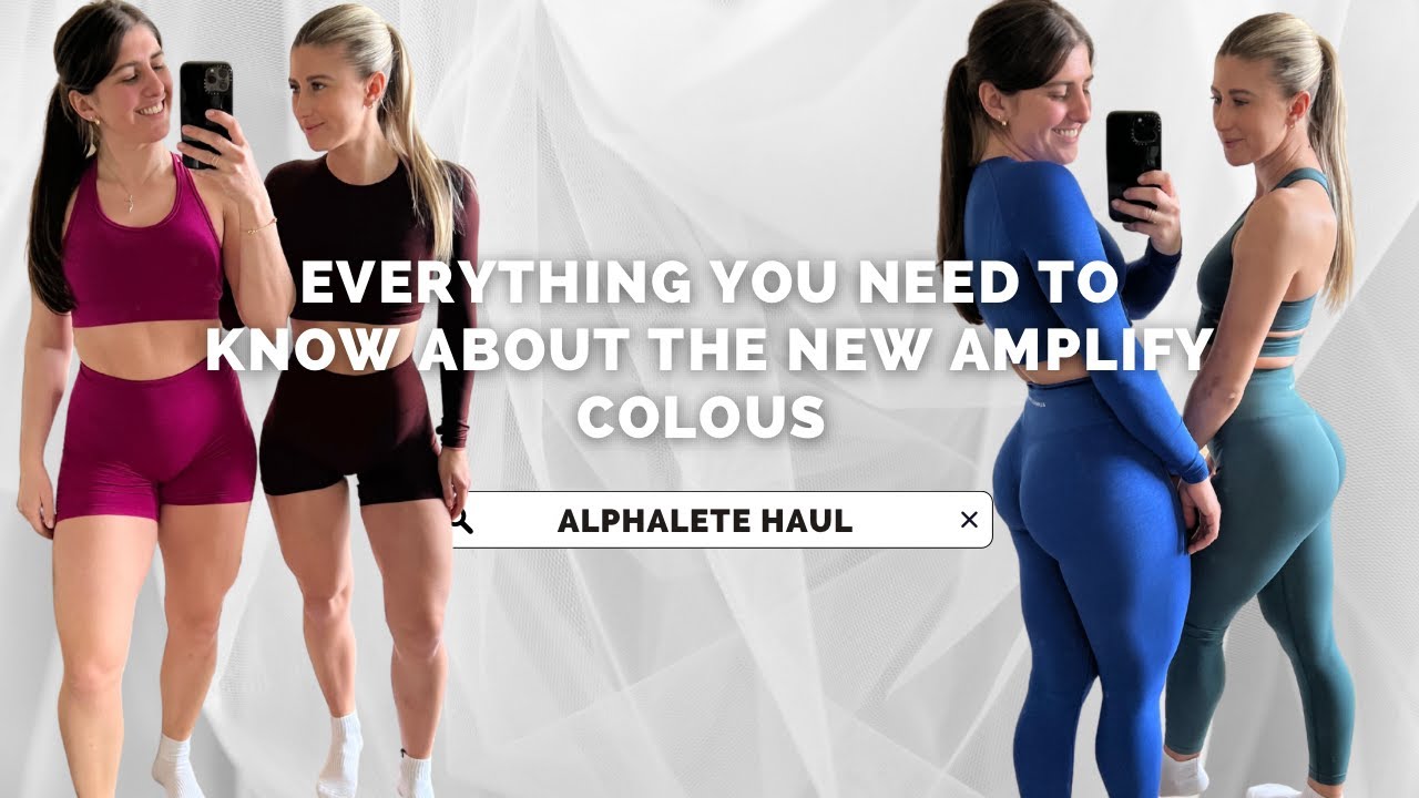 NEW ALPHALETE AMPLIFY HAUL | Spring colours, honest review - YouTube