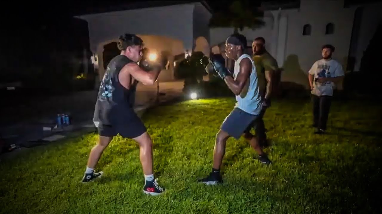 Baller VS Dills | ADIN ROSS BACKYARD SPAR FIGHT - YouTube