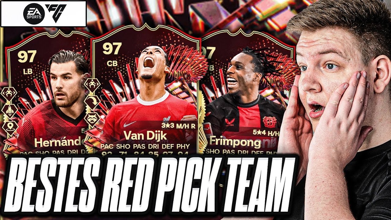 FULL RED PICK TOTS TEAM GARANTIERT RAGEQUITS!! EA SPORTS FC 24 ...