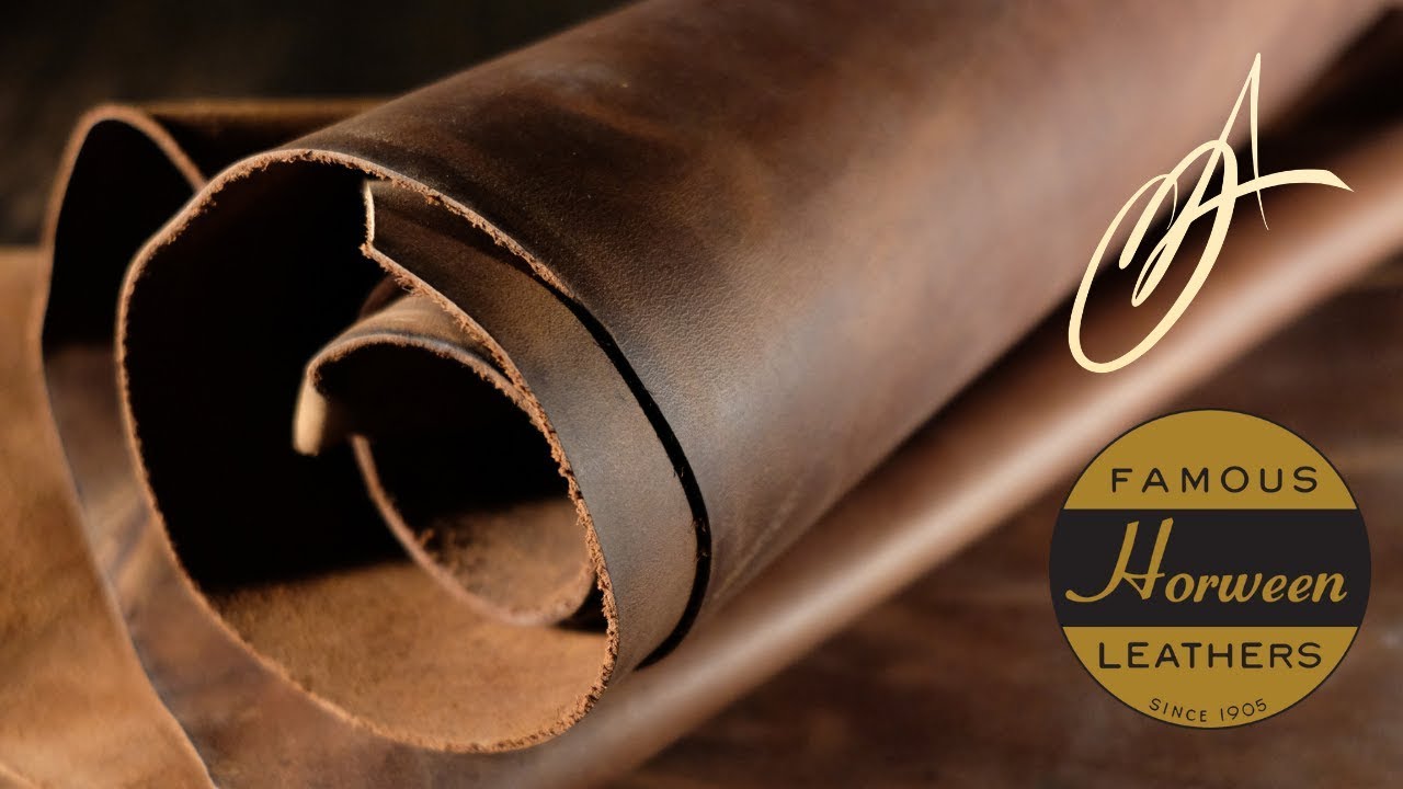 Horween Leather - Brown Sugar 3-4oz - YouTube