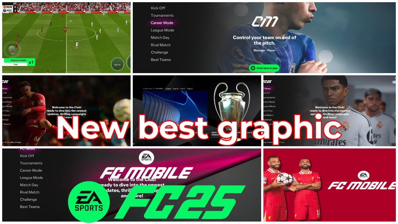Fifa 16 android mod Eafc 25, Tournament , manager mod & best graphic ...