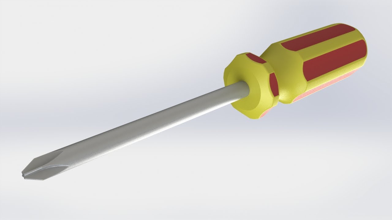 Creo Parametric: Screwdriver - YouTube