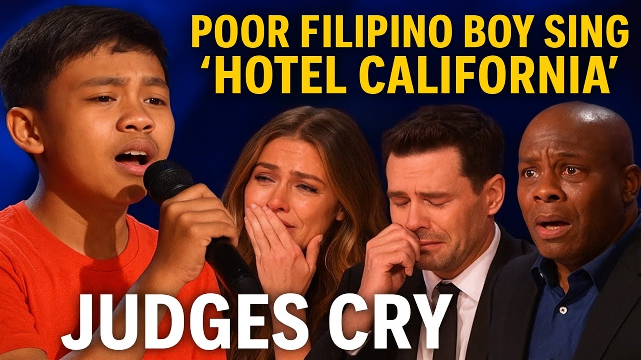 Poor Filipino Boy Sings “Hotel California” and Leaves Judges Crying ...