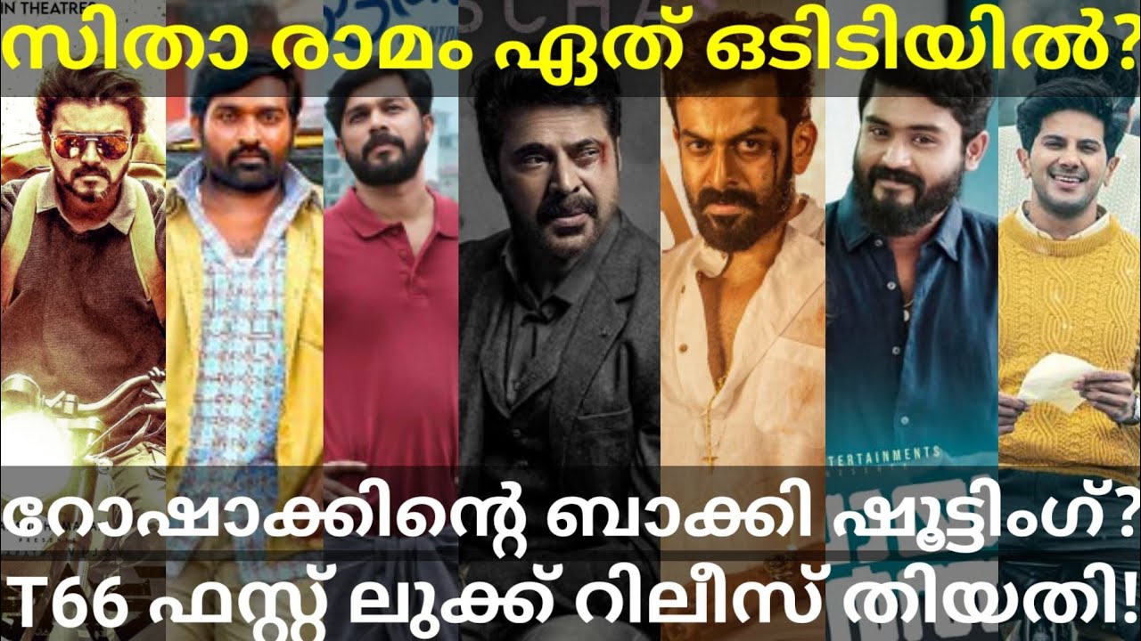 Rorshcach Mammootty Movie Shooting |T66 First Look and Kaduva Trailer # ...