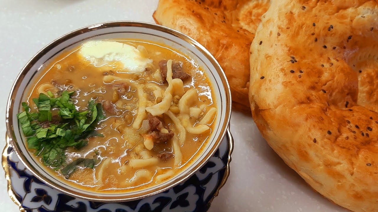 Mosh Ugra Tayyorlash 🍜 Узбекский Суп Маш Угра Uzbek Noodle Soup with ...