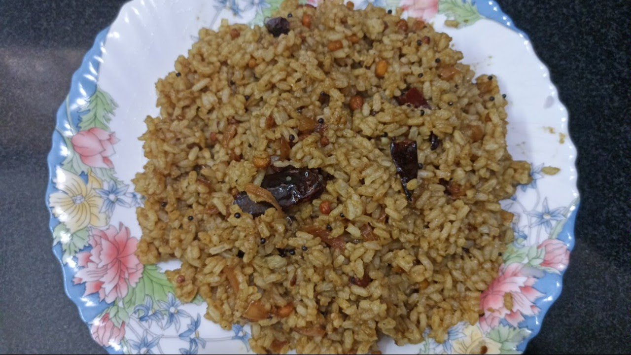 |Tamarind rice|puli rice| tamarind rice for lunch - YouTube