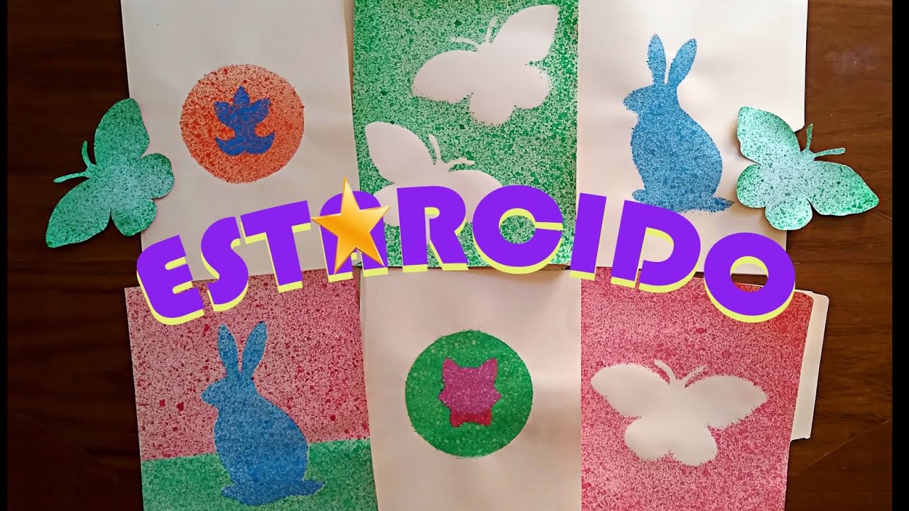 Hagamos un Estarcido/Stencil :) - YouTube