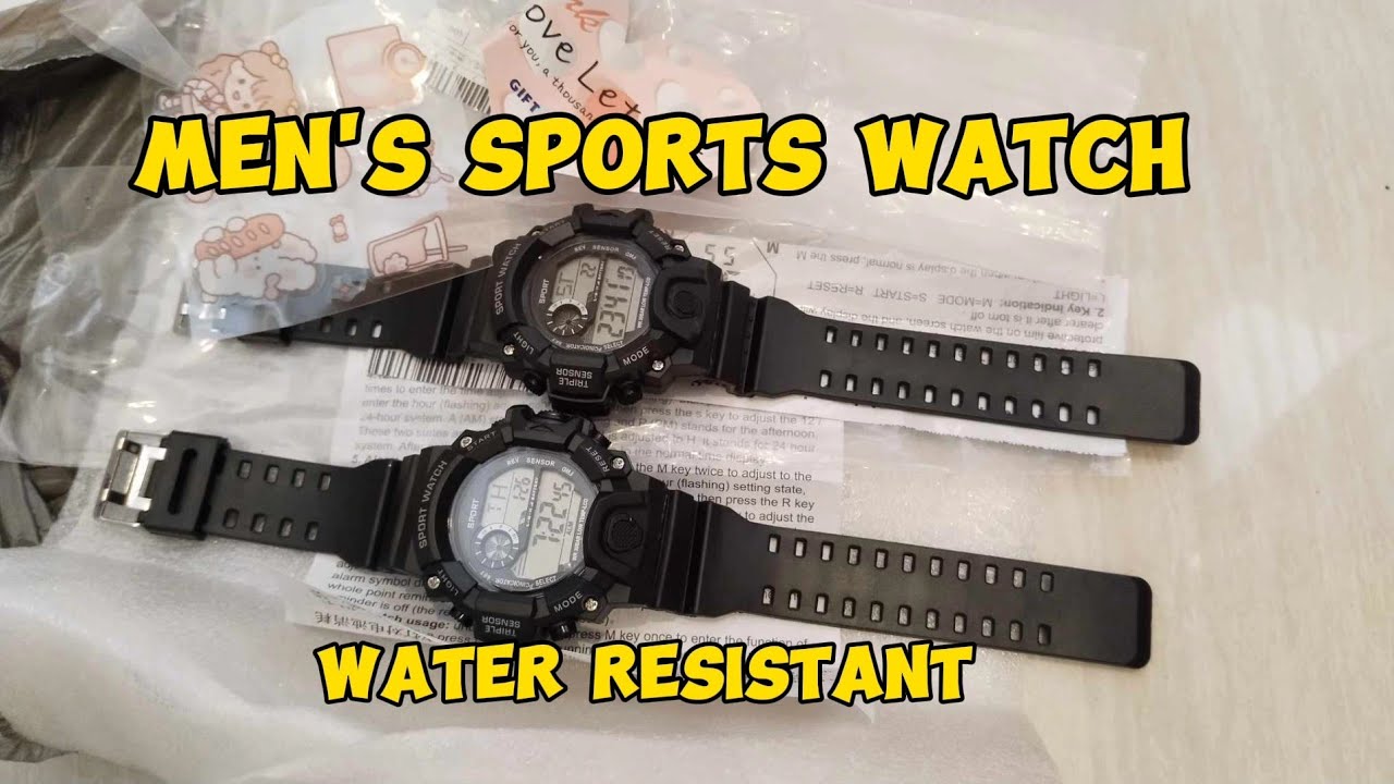 UNBOXING SPORTS WATCH - YouTube