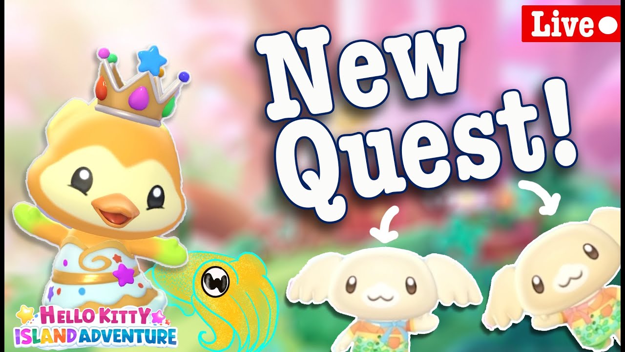 New Quest with Coco & Nuts! and Flowers, sprinkles and cake | Hello Kitty Island Adventure live ...
