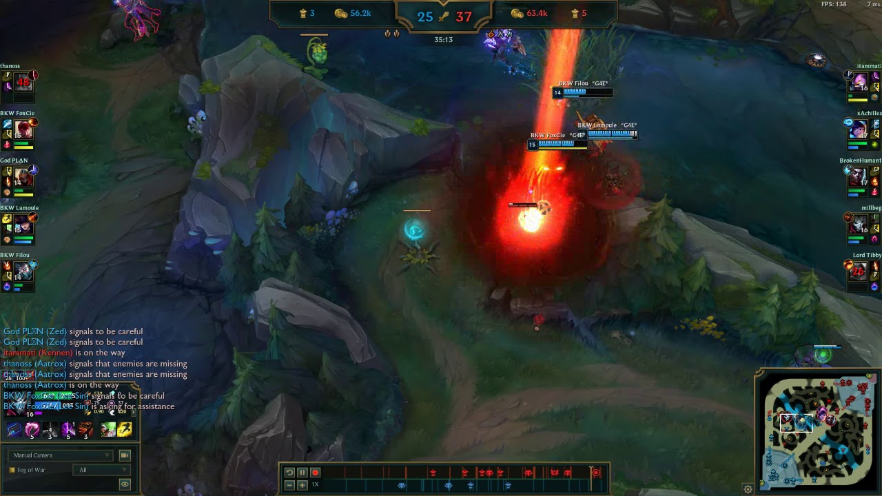 Jhin lotus flower double kill - YouTube