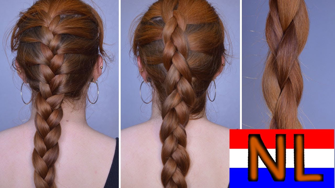3 Soorten VLECHTEN | Frans, Hollands en 3D | HaarstylingTutorial - YouTube