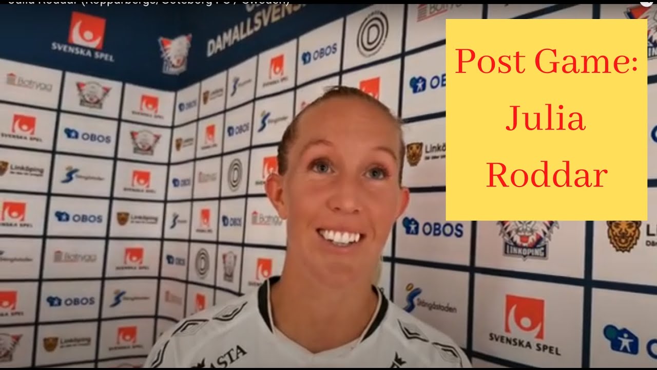 Julia Roddar (Kopparbergs/Göteborg FC / Sweden) - YouTube