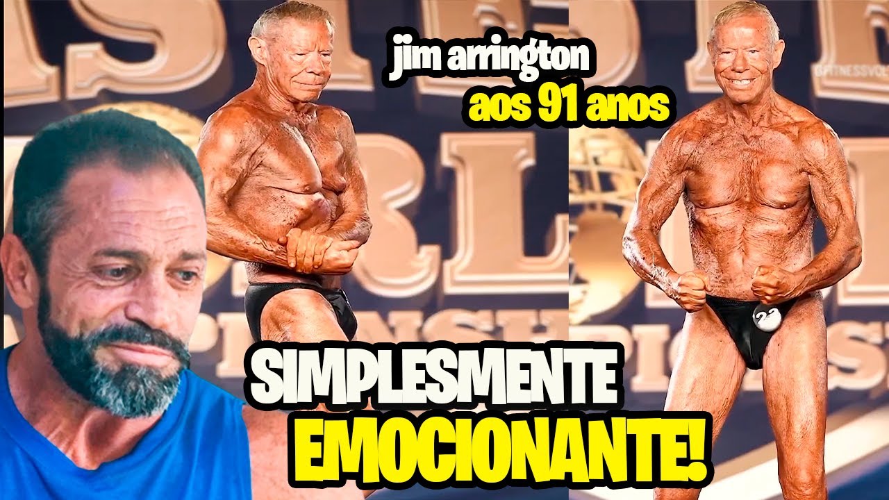 REAGINDO AO FISICULTURISTA MAIS VELHO DO MUNDO AOS 91 ANOS / JIM ...