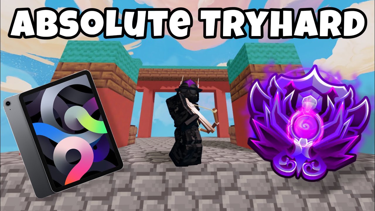 The Most Tryhard Player In Skywars… 🔥 - YouTube