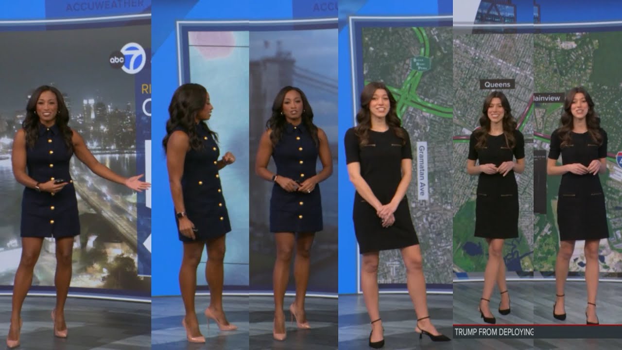 Brittany Bell and Lindsay Tuchman for ABC7 News with the Weather and ...