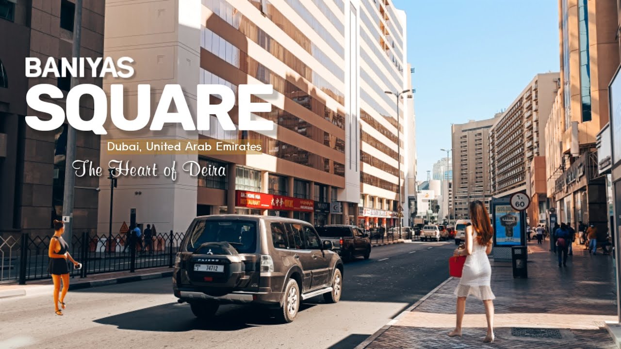 Dubai Street Walk | Al Maktoum Street, Baniyas Square Walking Tour ...