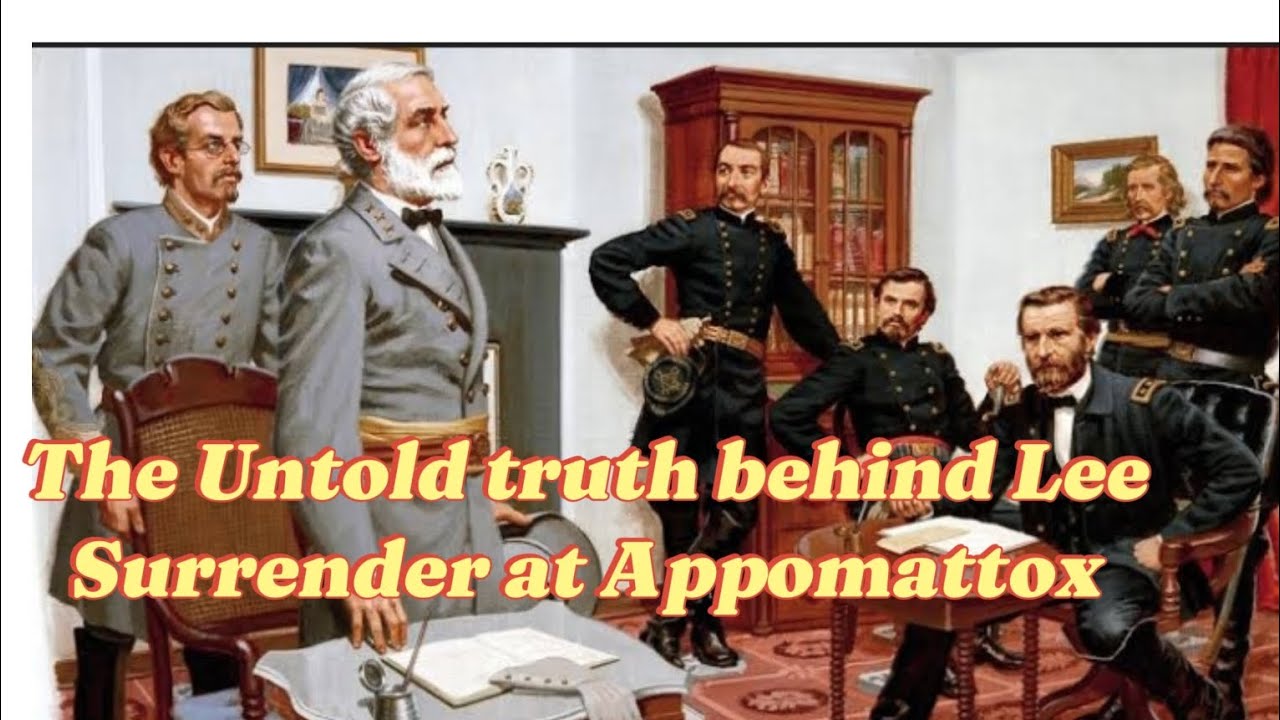 The Hidden Truth Behind Robert E. Lee surrender at Appomattox Revealed ...