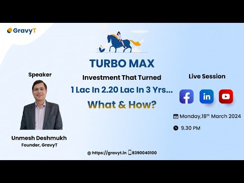 Turbo Max - Investment that turned 1 Lac in 2.20 Lacs in 3 Yrs... What ...