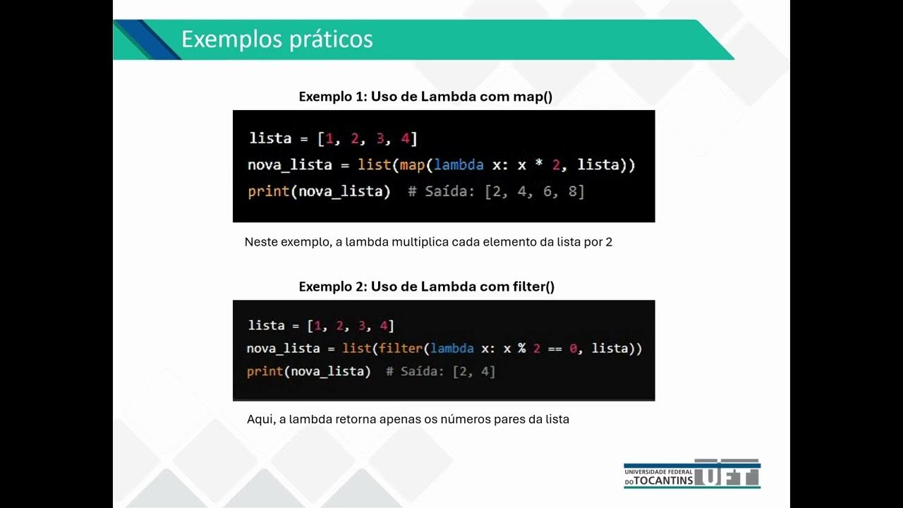 Aula 3-4: Funções anônimas, sintaxe e uso de lambdas - YouTube