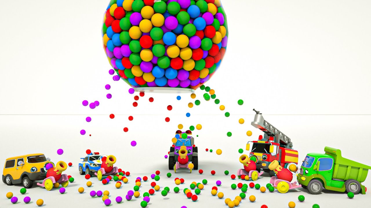 Learn Colors with Color Balls Machine - Colors Videos Collection ...