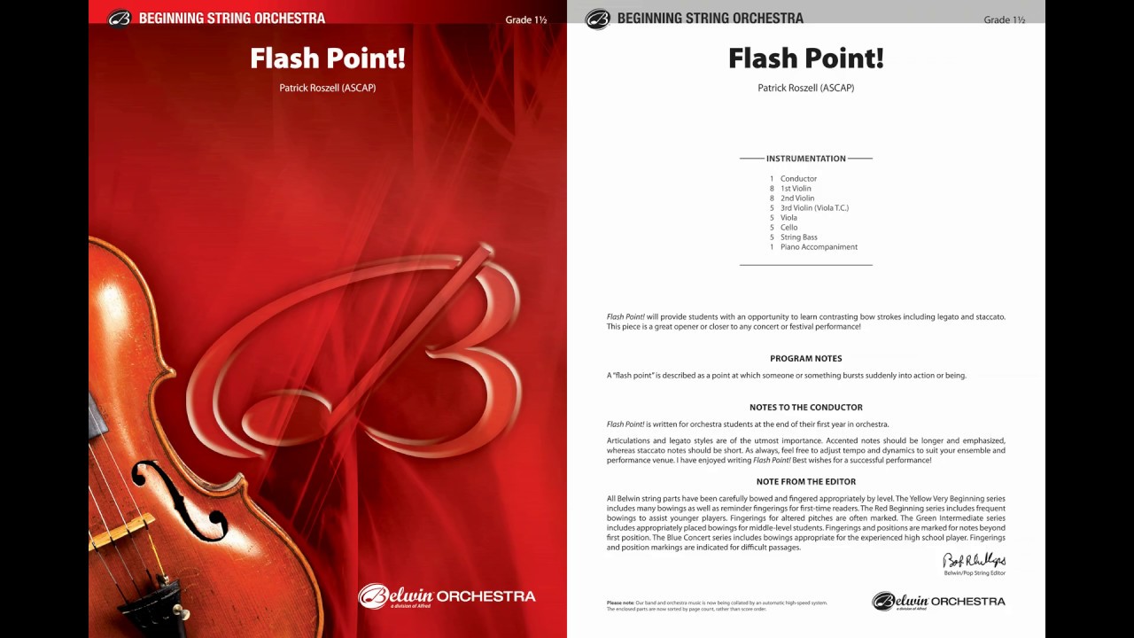 Flashpoint!, by Patrick Roszell – Score & Sound - YouTube