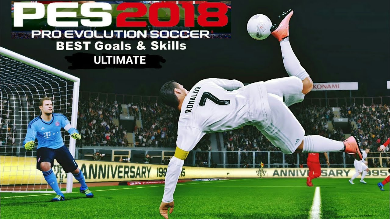 PES 2018 FOR PSP - NEW ULTIMATE SKILLS & GOAL - YouTube