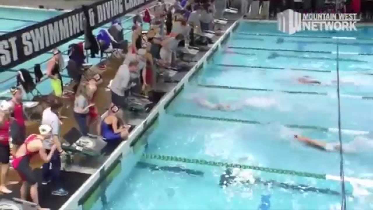 SDSU WOMEN'S SWIMMING - MW CHAMPIONSHIPS - 200 FREE RELAY FINALS - 2/19 ...