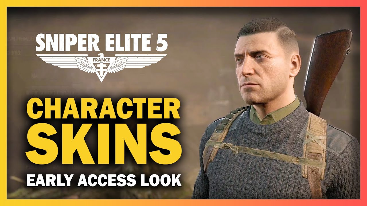 Sniper Elite 5 - Character Customization - ALL UNLOCKABLE SKINS (Early ...
