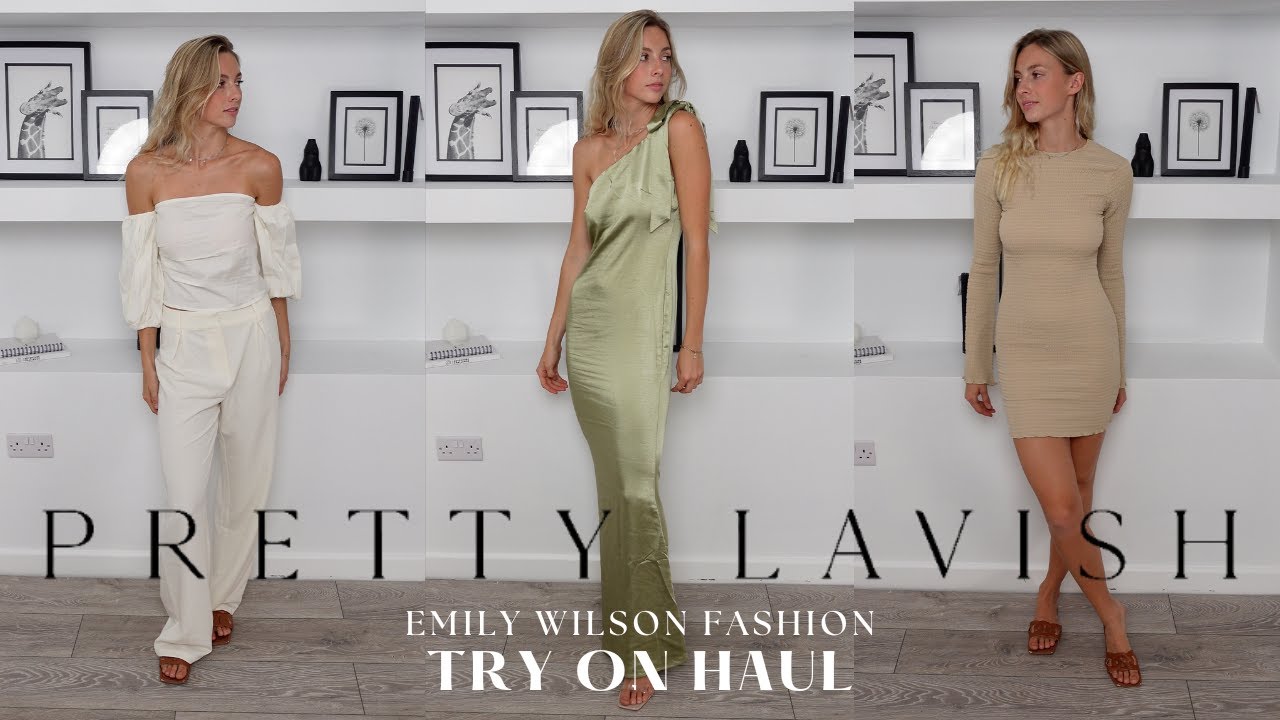 Pretty Lavish Try on Haul | Emily Wilson Fashion - YouTube