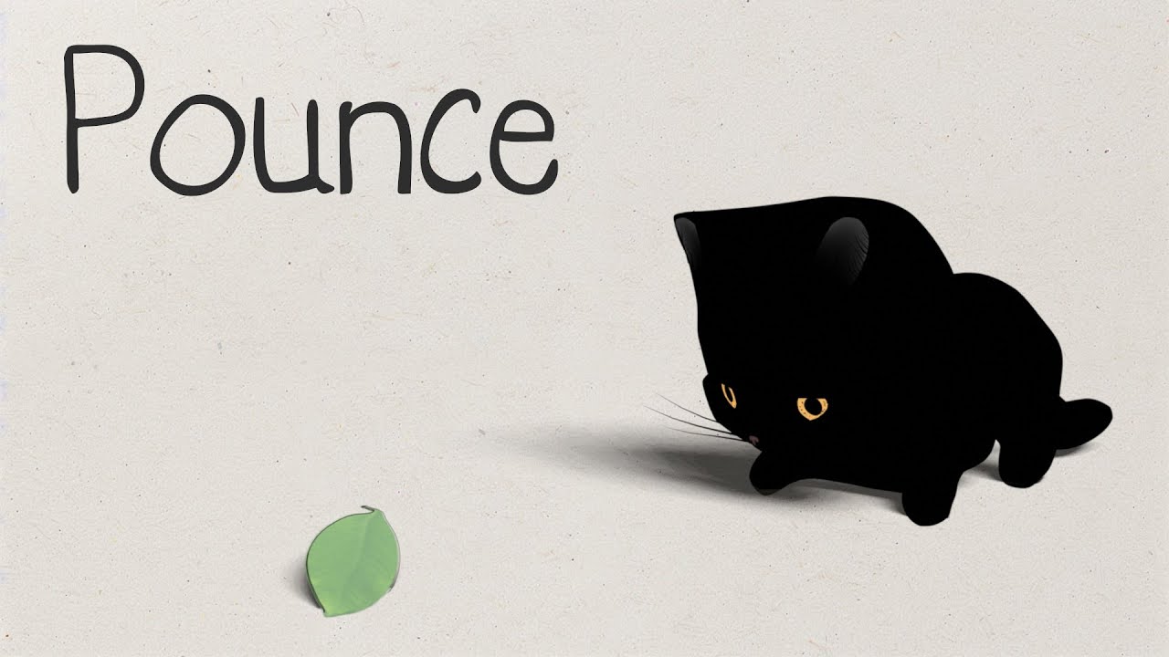 Pounce - a short and energetic animation about a kitten - YouTube