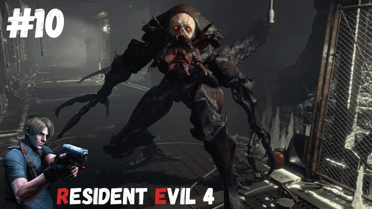 THIS ICE MONTER IS VERY POWERFUL | RESIDENT EVIL 4 CHAPTER#10 # ...