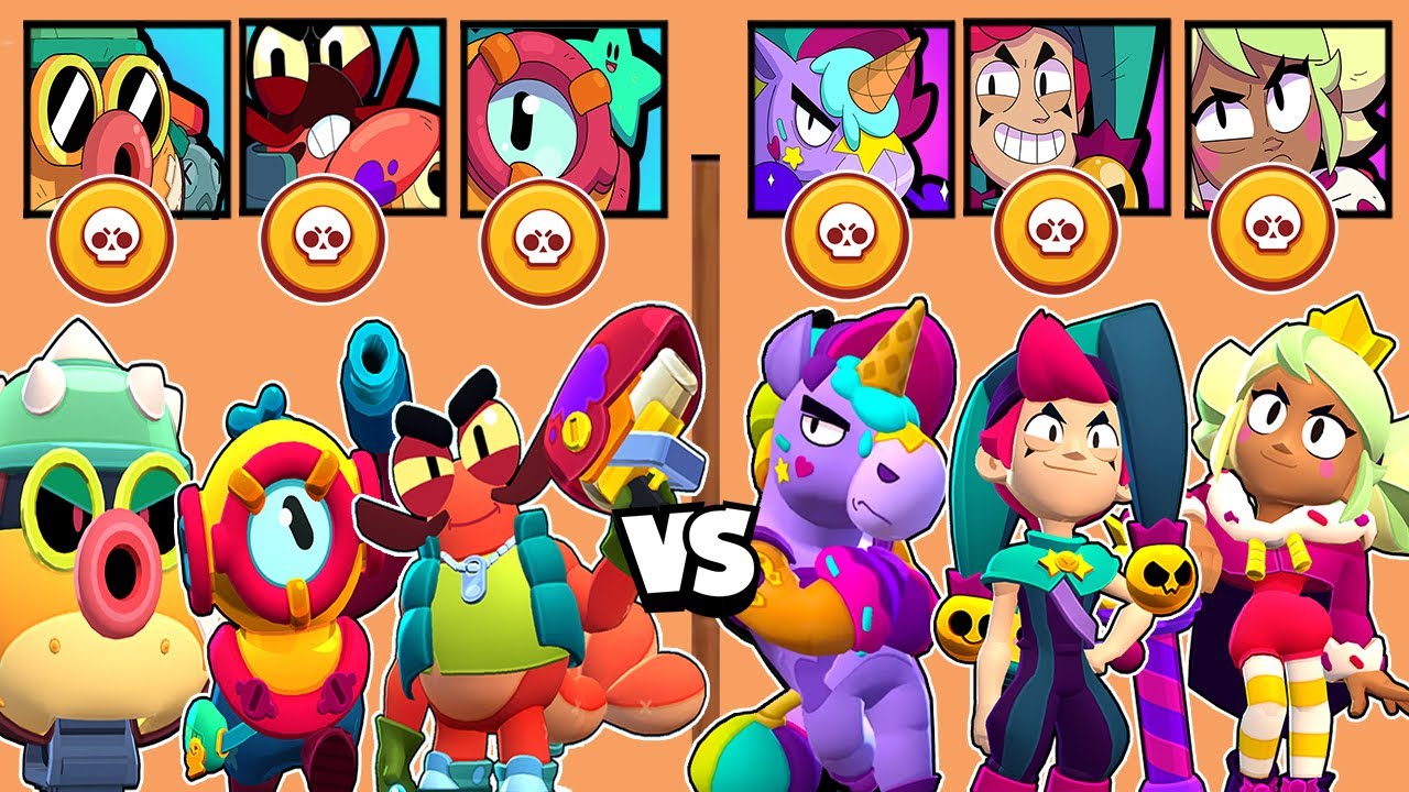 DEEP SEA vs CANDYLAND | WHAT IS THE BEST BRAWLERS TRIO? | 3vs3 | BRAWL ...